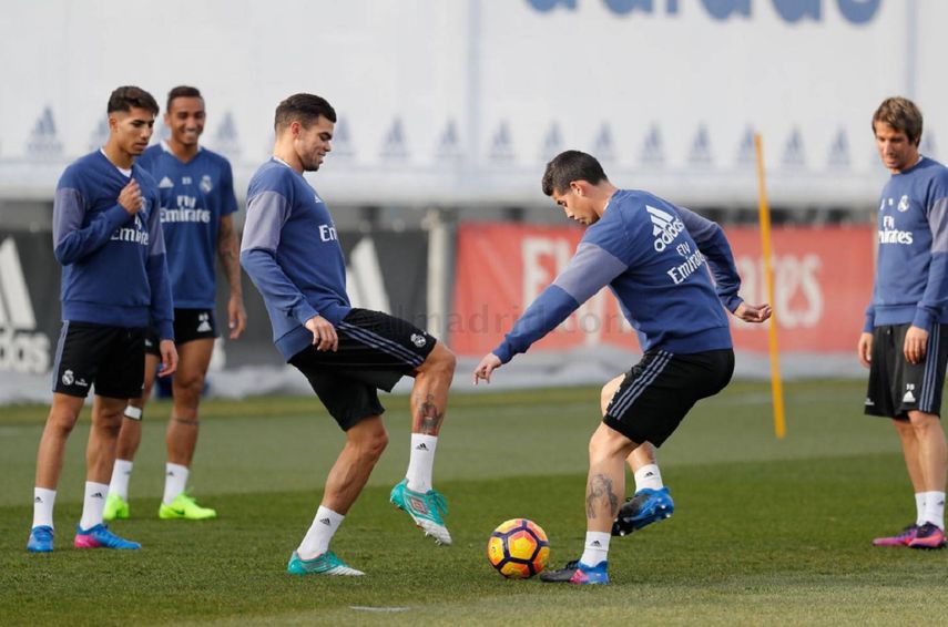 James y Pepe se entrenan con el grupo y podrían regresar ante el Celta