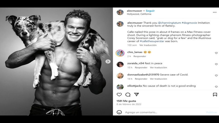 Develan causa de muerte del actor Alec Musser