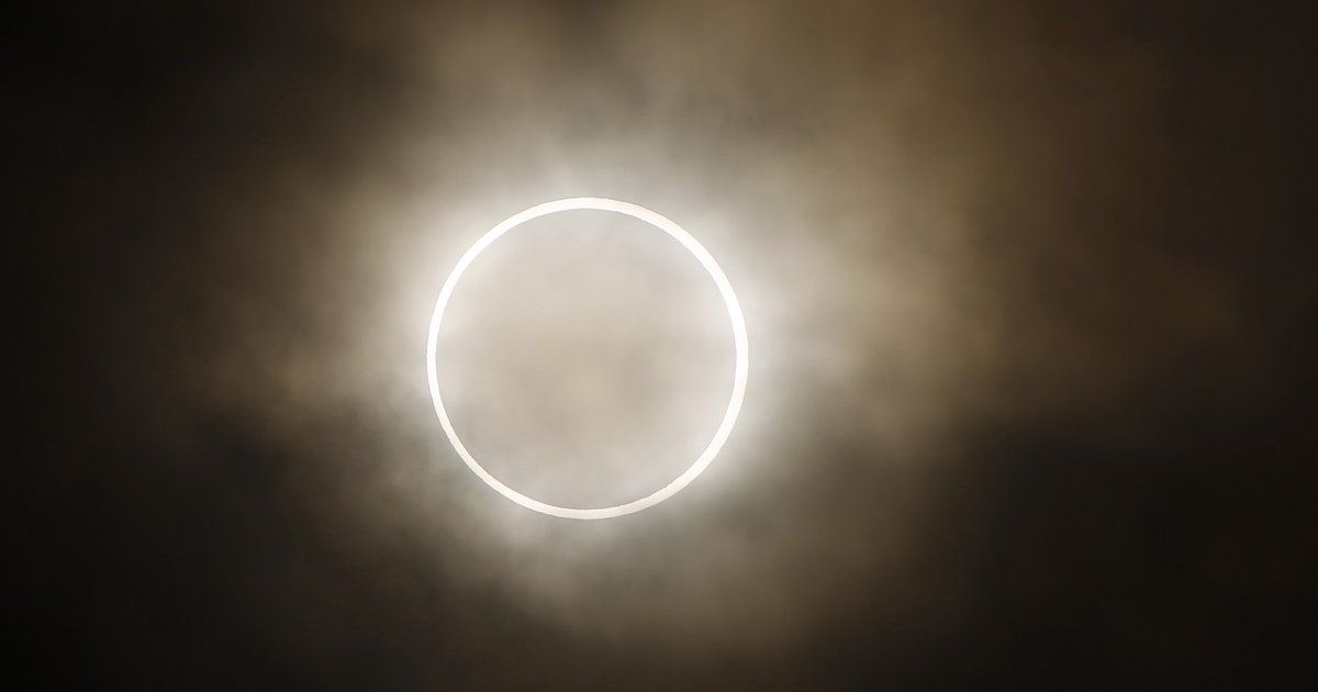 En video: el eclipse anular solar, un espectáculo en el cielo