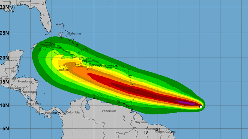 ¿Tendrá impacto el huracán Beryl en el sur de Florida?
