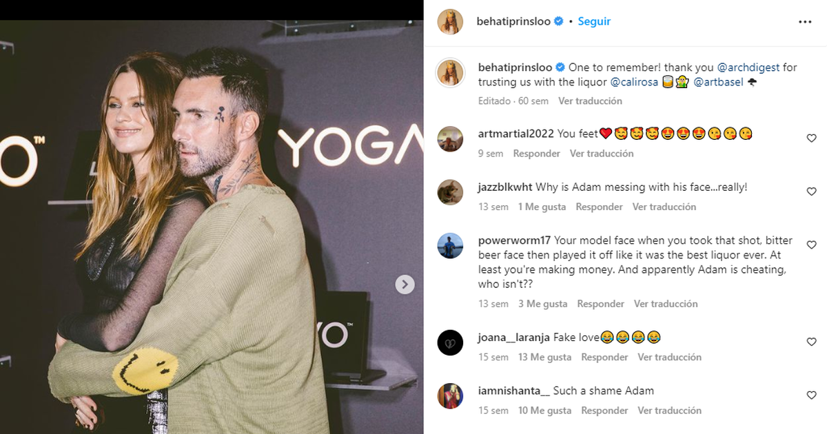 Adam Levine y Behati Prinsloo dan la bienvenida a su 3er hijo