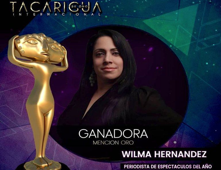 Periodista de Diario Las Américas recibe premio en los Tacarigua de Oro