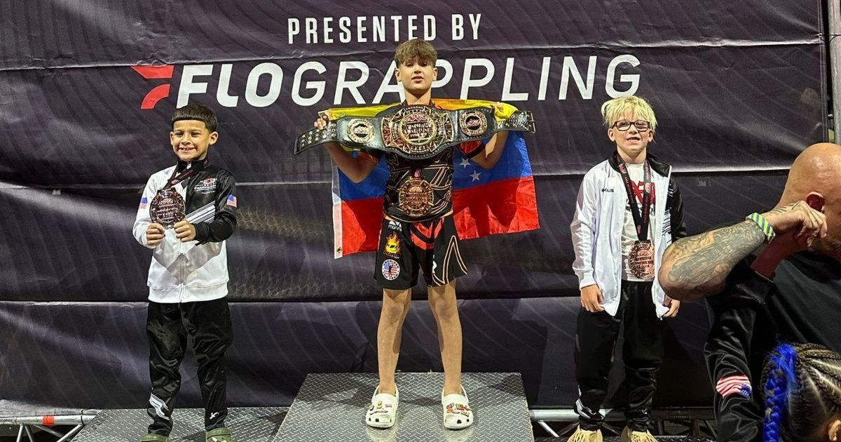 Venezuela suma a un campeón mundial de jiu-jitsu en Las Vegas