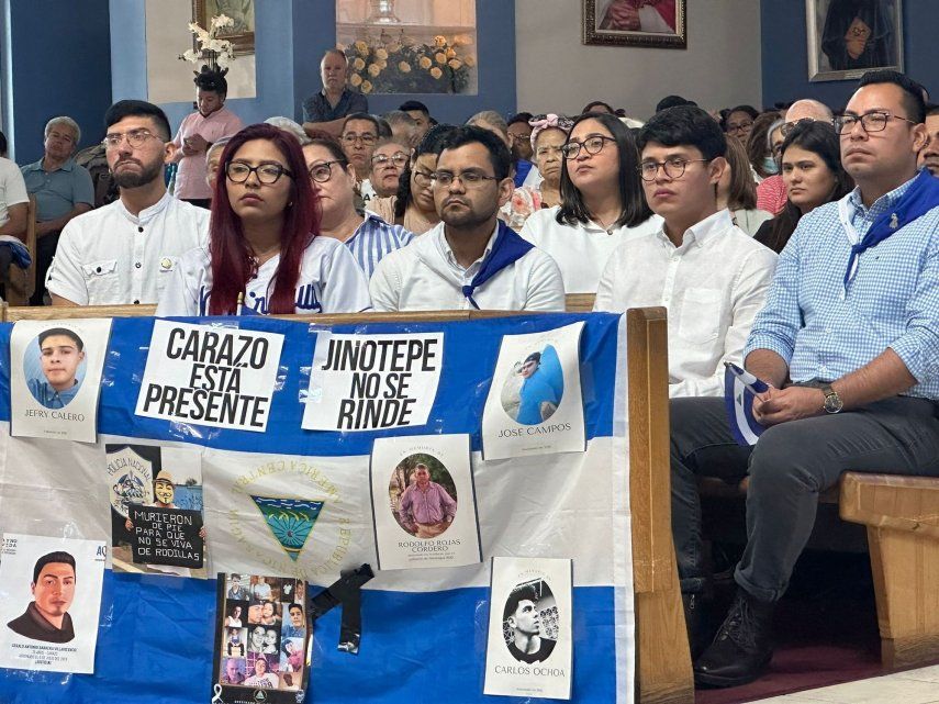 Nicaragüenses alzan la voz ante Dios y el mundo clamando libertad