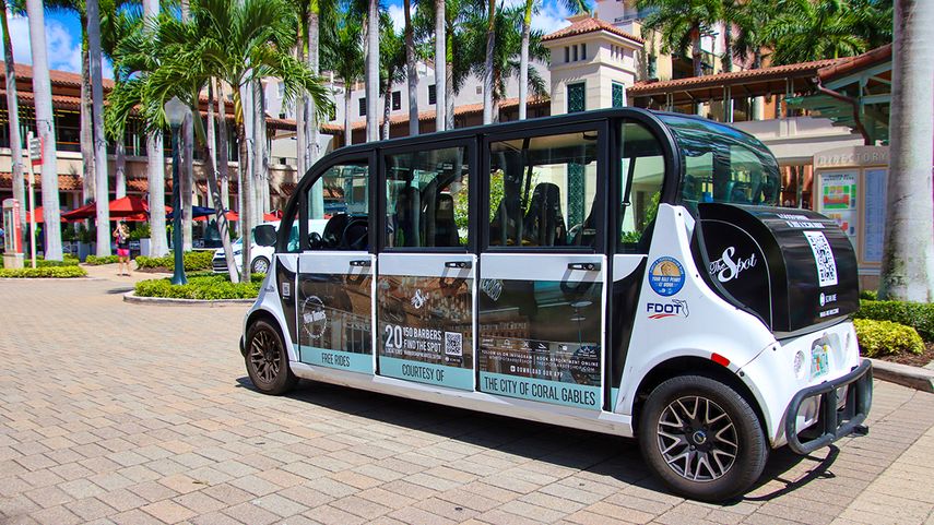 Popular servicio de transporte en Coral Gables