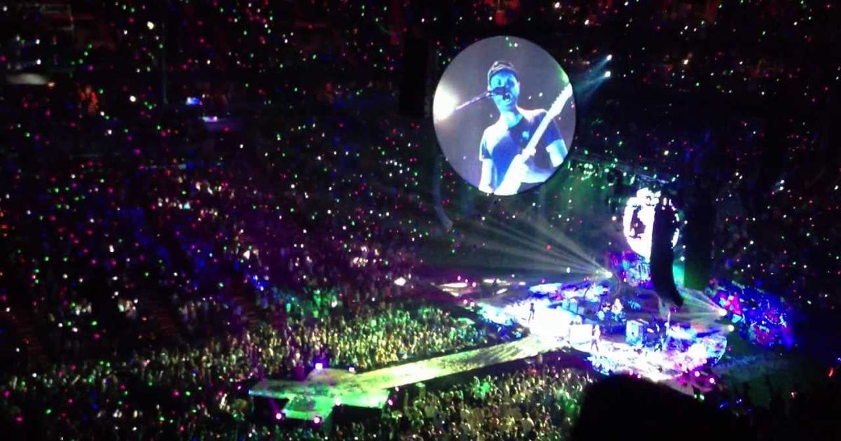 Así fue el concierto de Coldplay en Miami