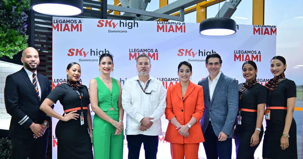 Sky High Dominicana inaugura vuelo a Miami