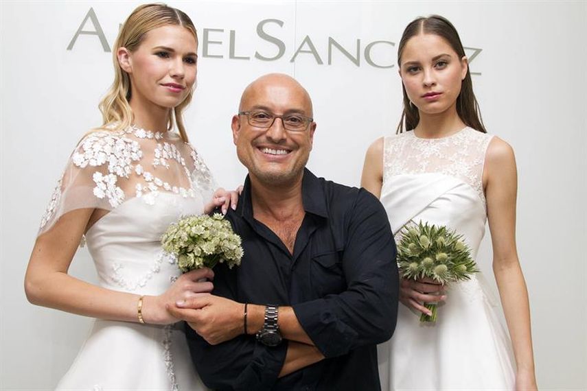 Ángel Sánchez presenta propuesta refrescante y elegante para novias