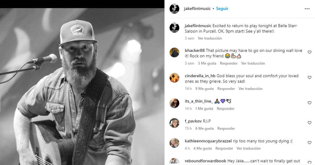 Muere el cantante Jake Flint horas después de su boda