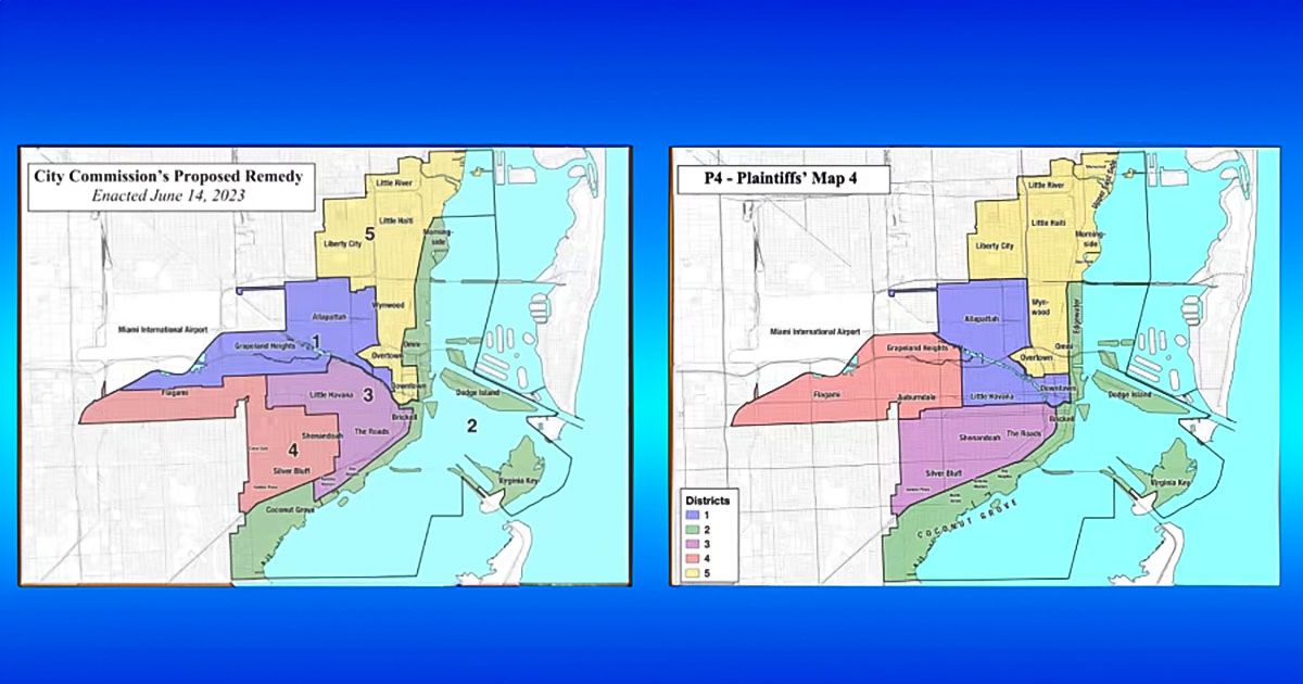 Juez ordena nuevo mapa electoral para Miami