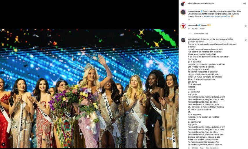 Miss Dinamarca, Victoria Kjaer, se corona Miss Universo 2024