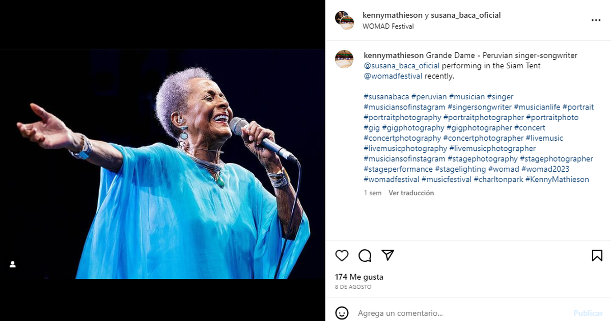 Cantante recuerda a las víctimas de las revueltas en Perú