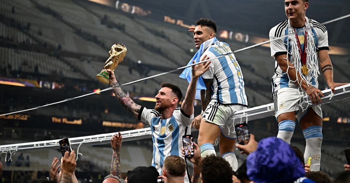 Artistas celebran el triunfo de Argentina en Catar 2022