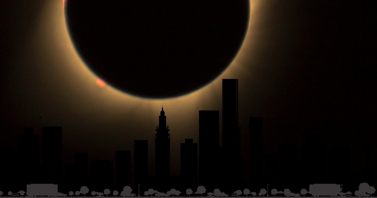 Llega el día esperado, esta es la mejor hora para ver el eclipse solar ...