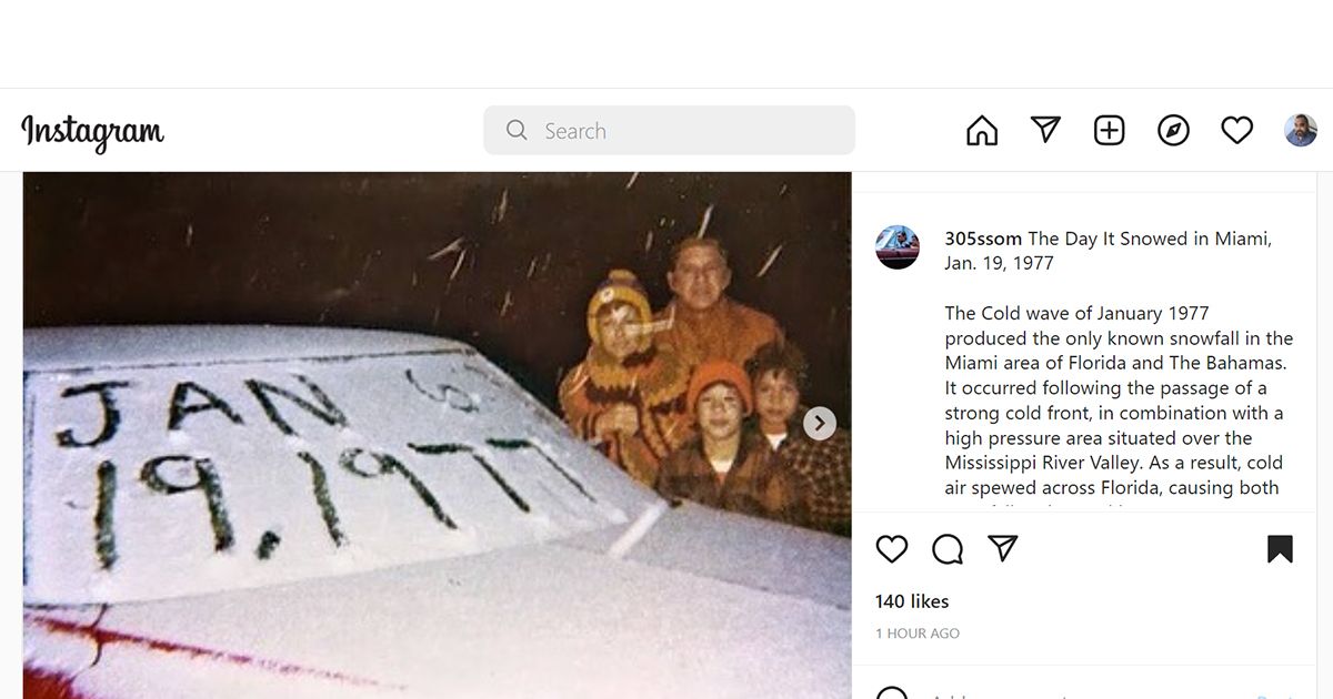 ¿Podría volver a nevar en Miami? Ola invernal en el norte de Florida ...