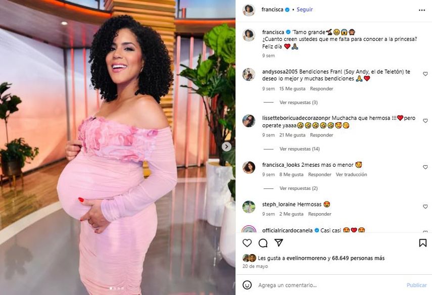 Confirman que Francisca Lachapel dio a luz a su tercer bebé