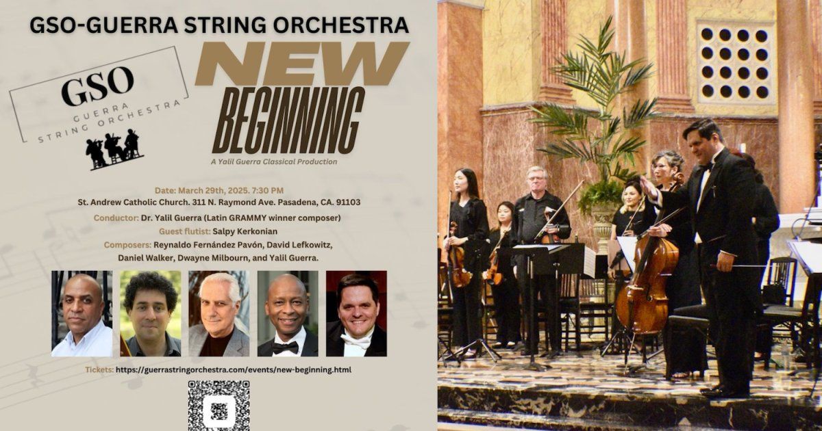 Guerra String Orchestra celebra la música contemporánea con New Beginning