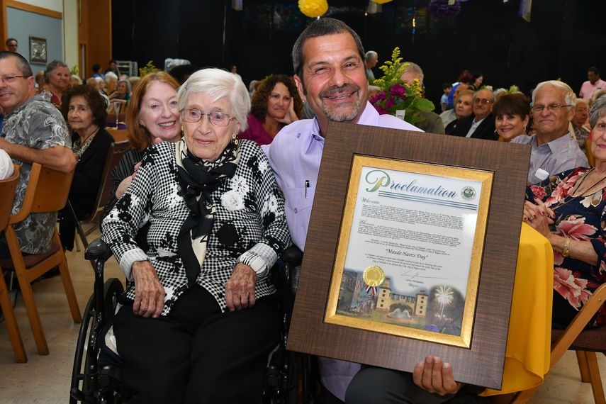 Maude Harris, más de un siglo de vida