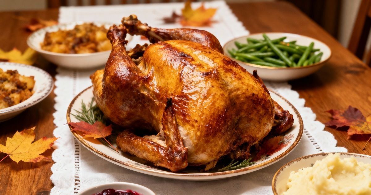Un pavo asado al estilo latino, del chef Jans Ramos