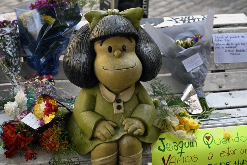 Lluvia de tributos a Quino y a su gran creación, Mafalda