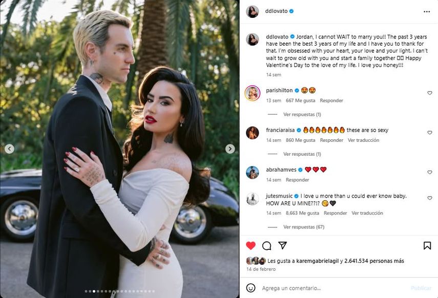 Demi Lovato y Jordan Lutes se casan en California