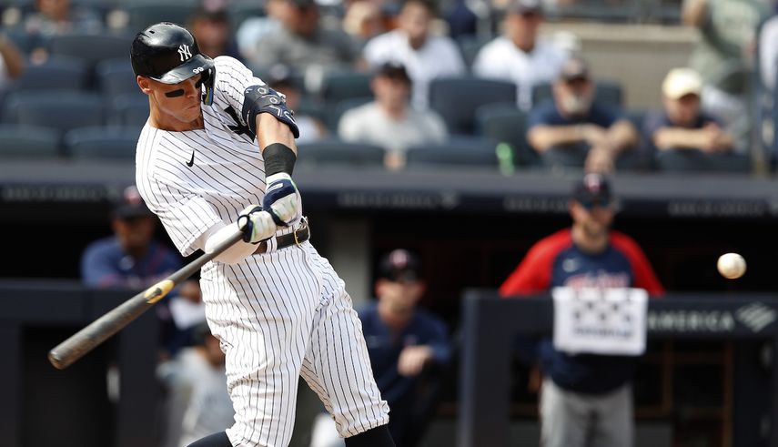 Judge llega a 54 jonrones, Yanquis vencen 5-2 a Mellizos