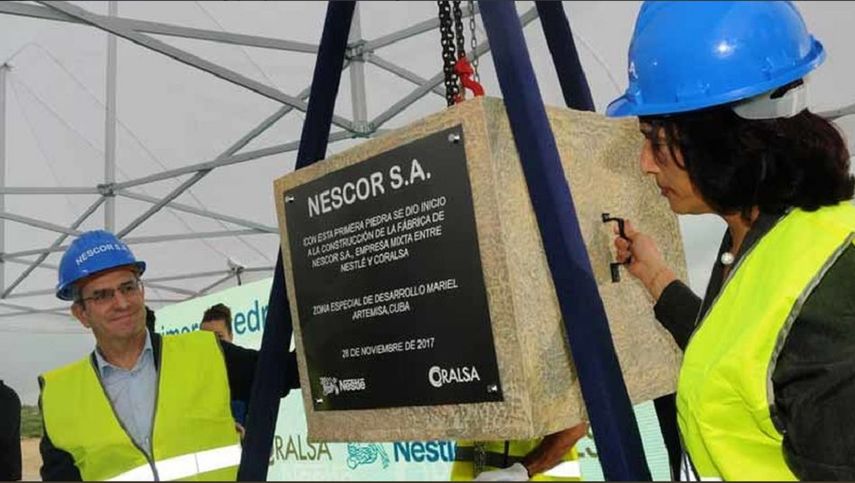 Nestlé invierte 55 millones de dólares en nueva fábrica en Cuba