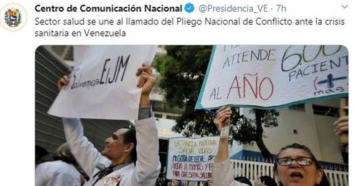 Sector salud de Venezuela exige soluciones