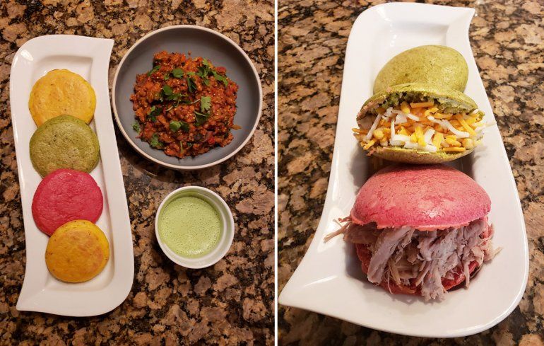 Rainbow Arepas, un emprendimiento saludable y muy colorido