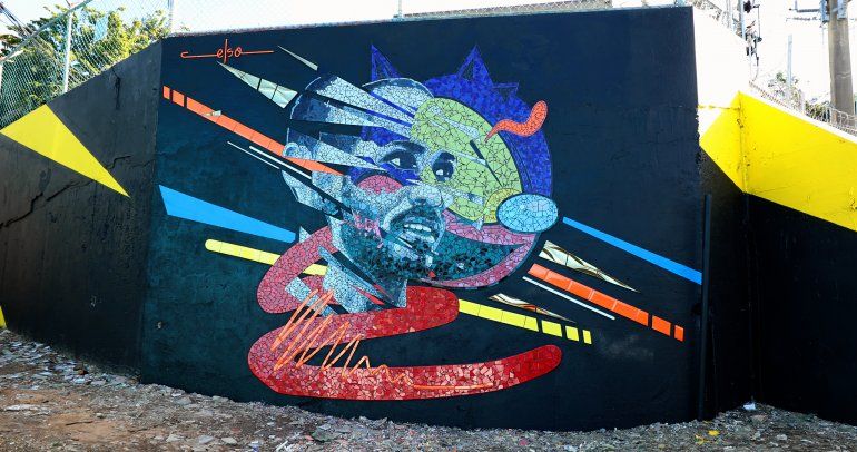 Artistas internacionales completan sus murales en Puerto Rico