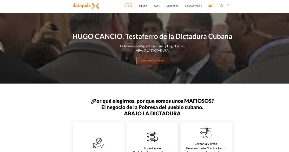 Anuncian hackeo de la página Katapult, del aliado del régimen cubano ...