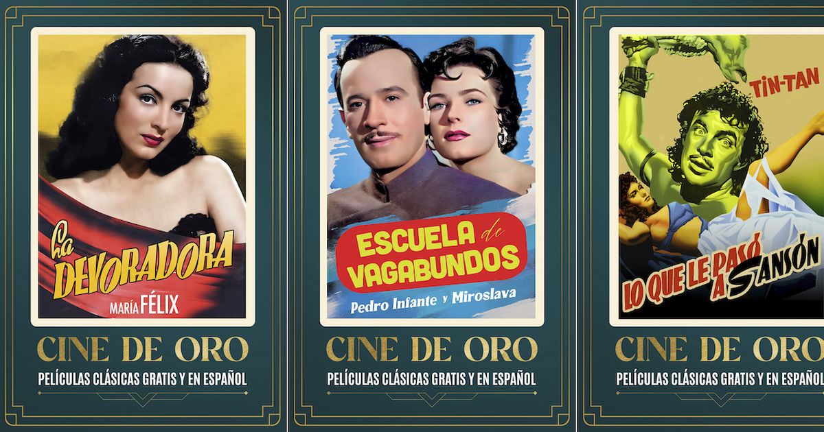 Más de 100 películas de la época de Oro del Cine Mexicano por Canela TV