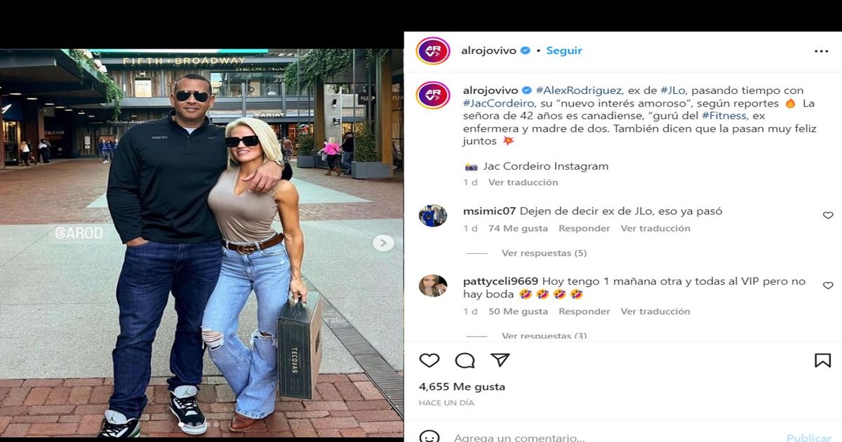 ¿Alex Rodríguez y Jac Cordeiro presumen romance?