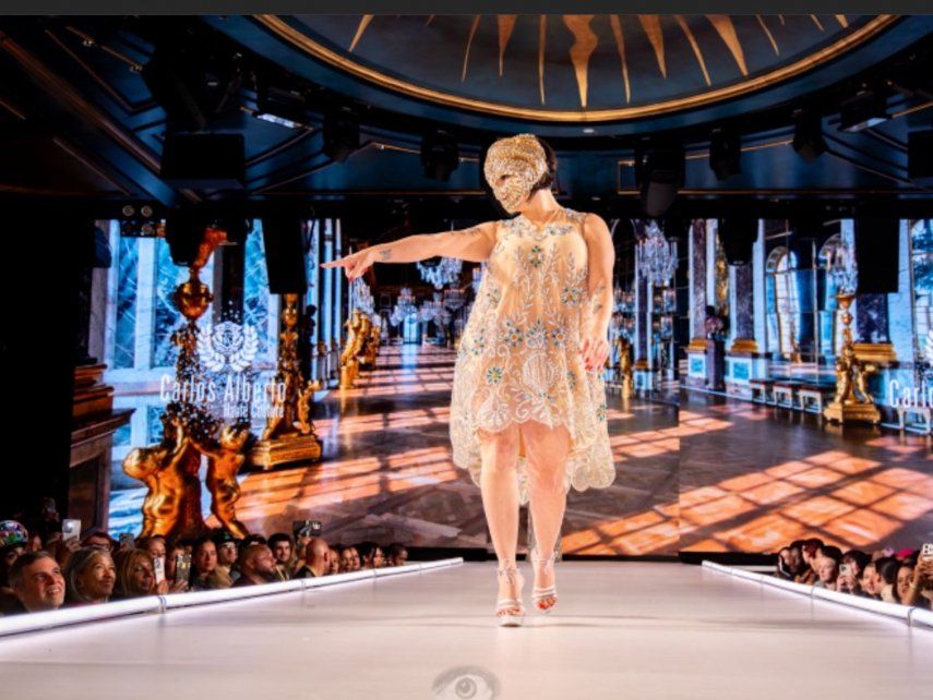 Popular influencer Ivelissa Ríos rompe esquemas al desfilar para Carlos ...