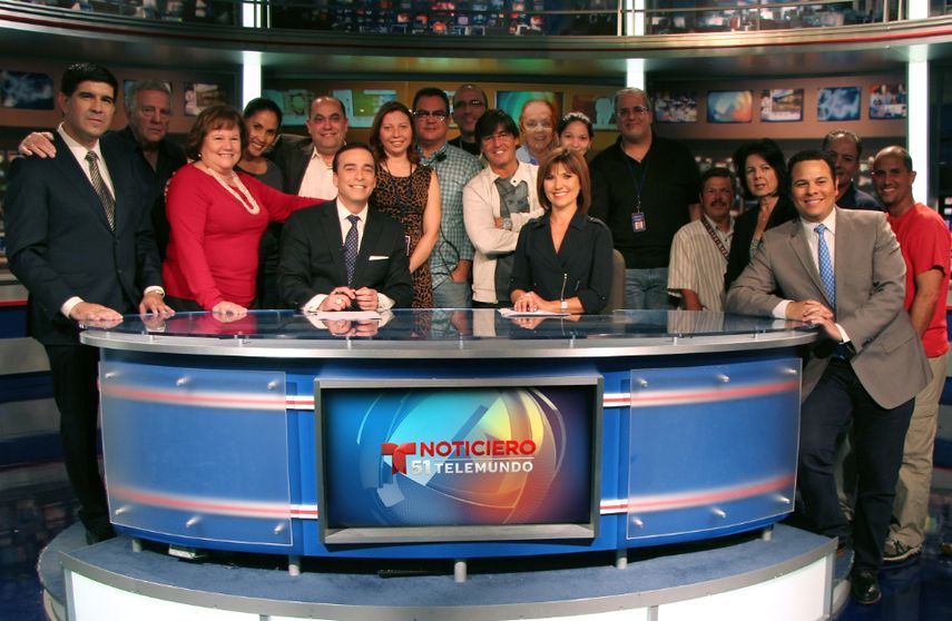 Noticiero Telemundo 51 se despide de su estudio