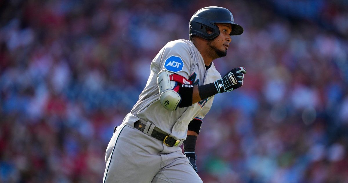 Luis Arráez, como pez en el agua con los Marlins