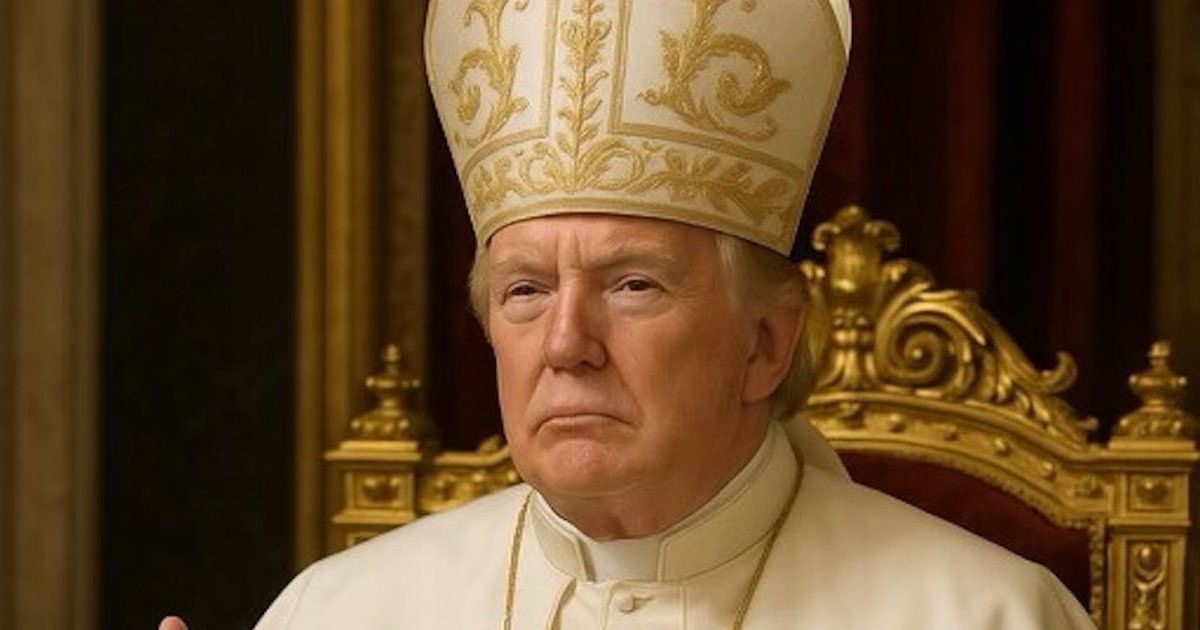 Trump publica una imagen que lo muestra vestido como el Papa
