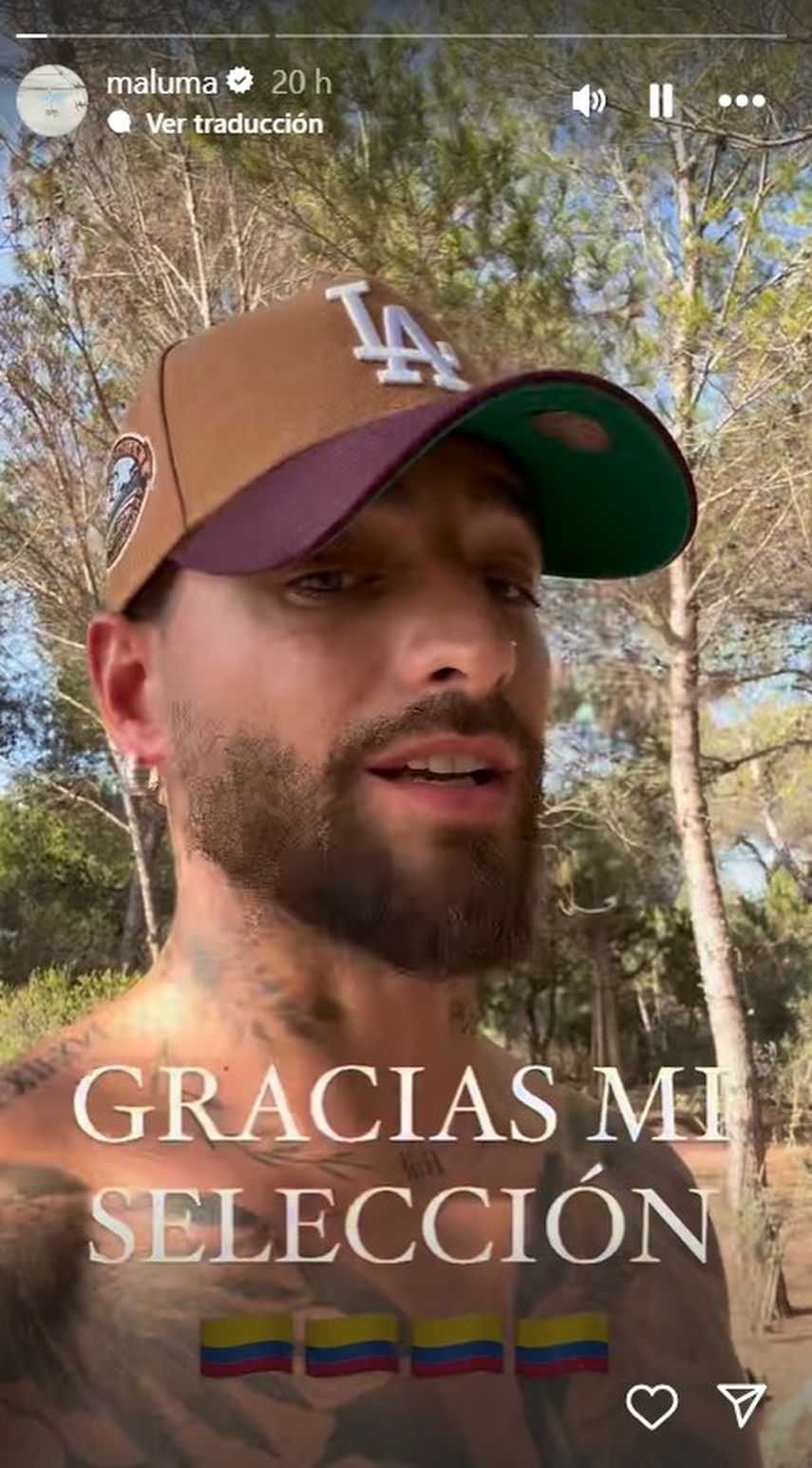 Maluma reacciona ante presunta pelea en final de la Copa América