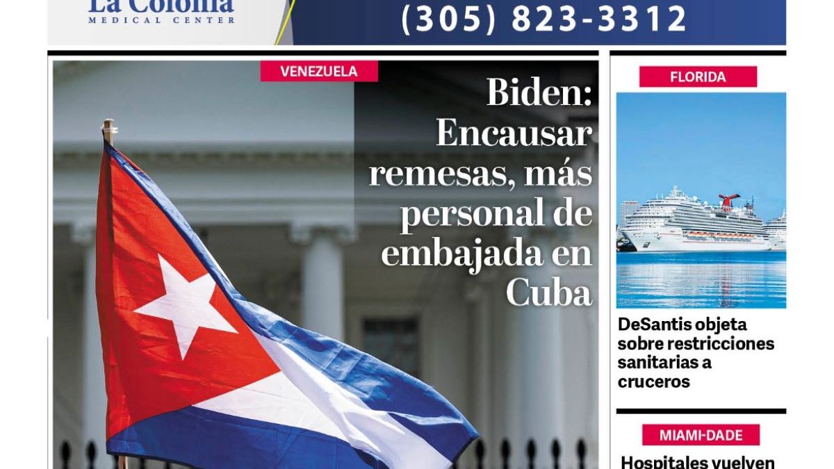 Portada digital del martes 20 de julio de 2021