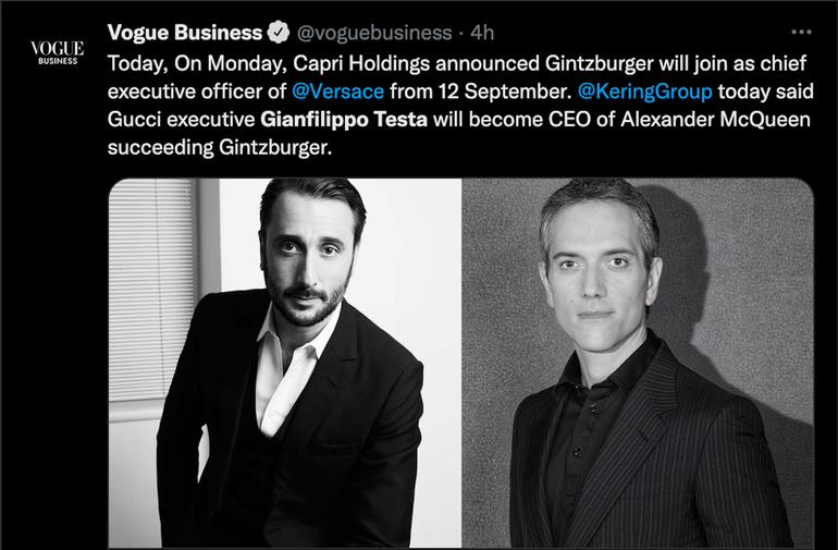 Nombran nuevo director de la casa de moda Alexander McQueen