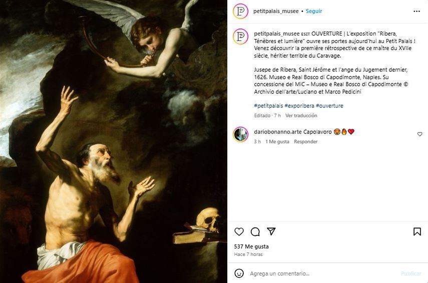 París expone retrospectiva del pintor barroco español José de Ribera