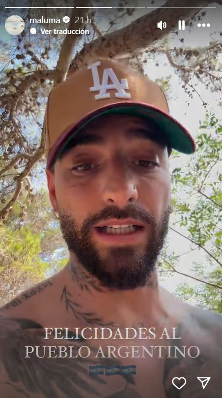 Maluma reacciona ante presunta pelea en final de la Copa América