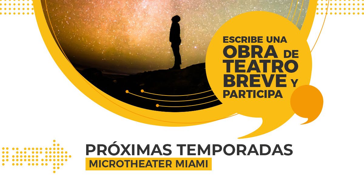 Microtheater Miami abre convocatoria para escribir obras desde casa