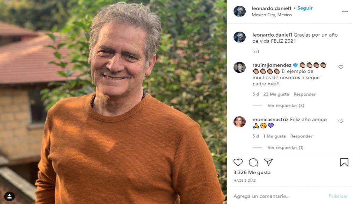 Actor Leonardo Daniel tras contagio: Duermo con oxígeno